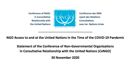 NGO Access to and at the United Nations in the Time of the COVID-19 ...
